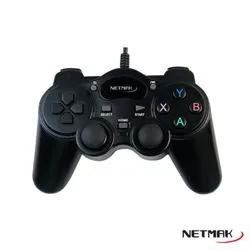 Gamepad para PC USB 2.0 Analogicos Netmak NM-PC03 - Supersistemas